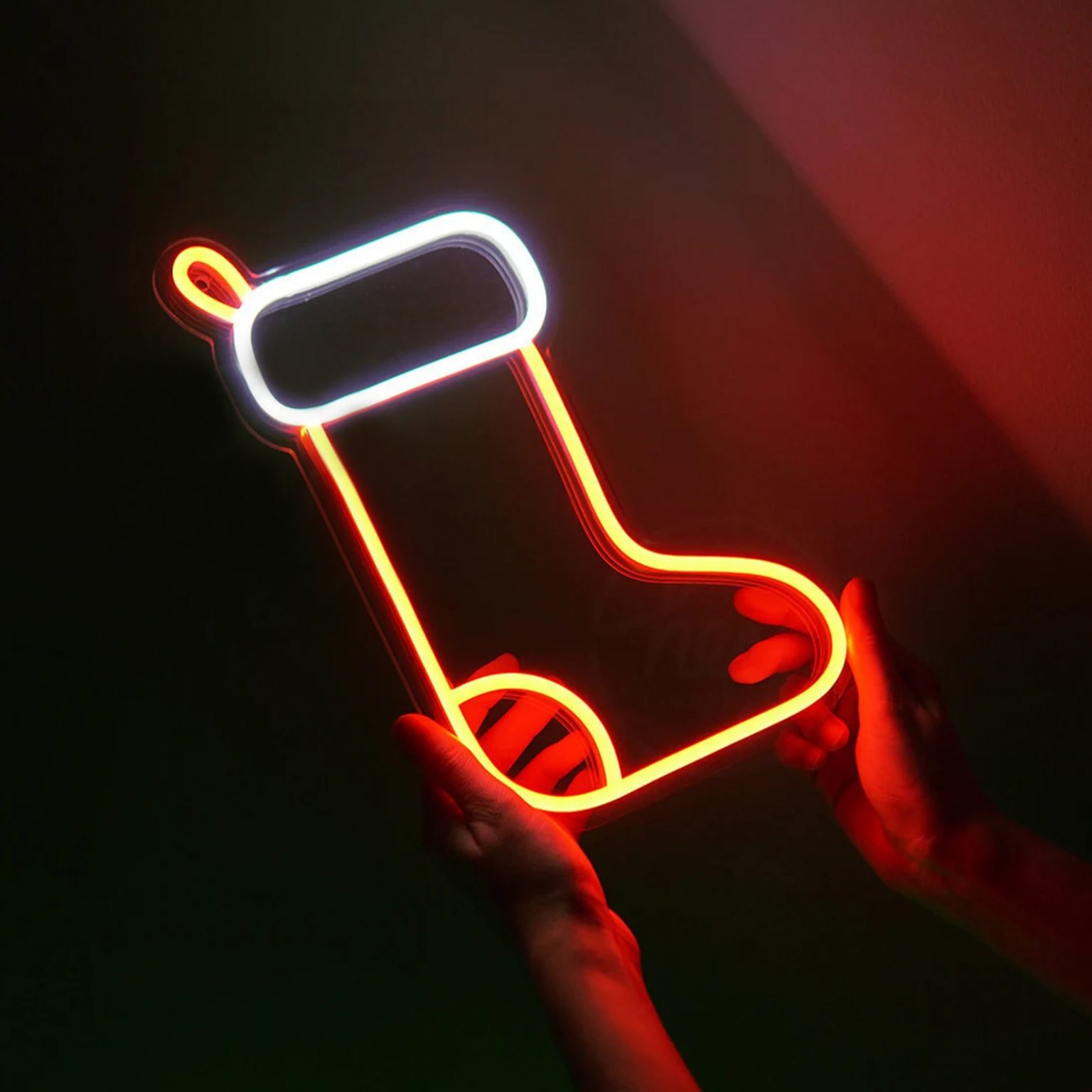 Christmas Stocking Neon Sign | Liuyang Lamps