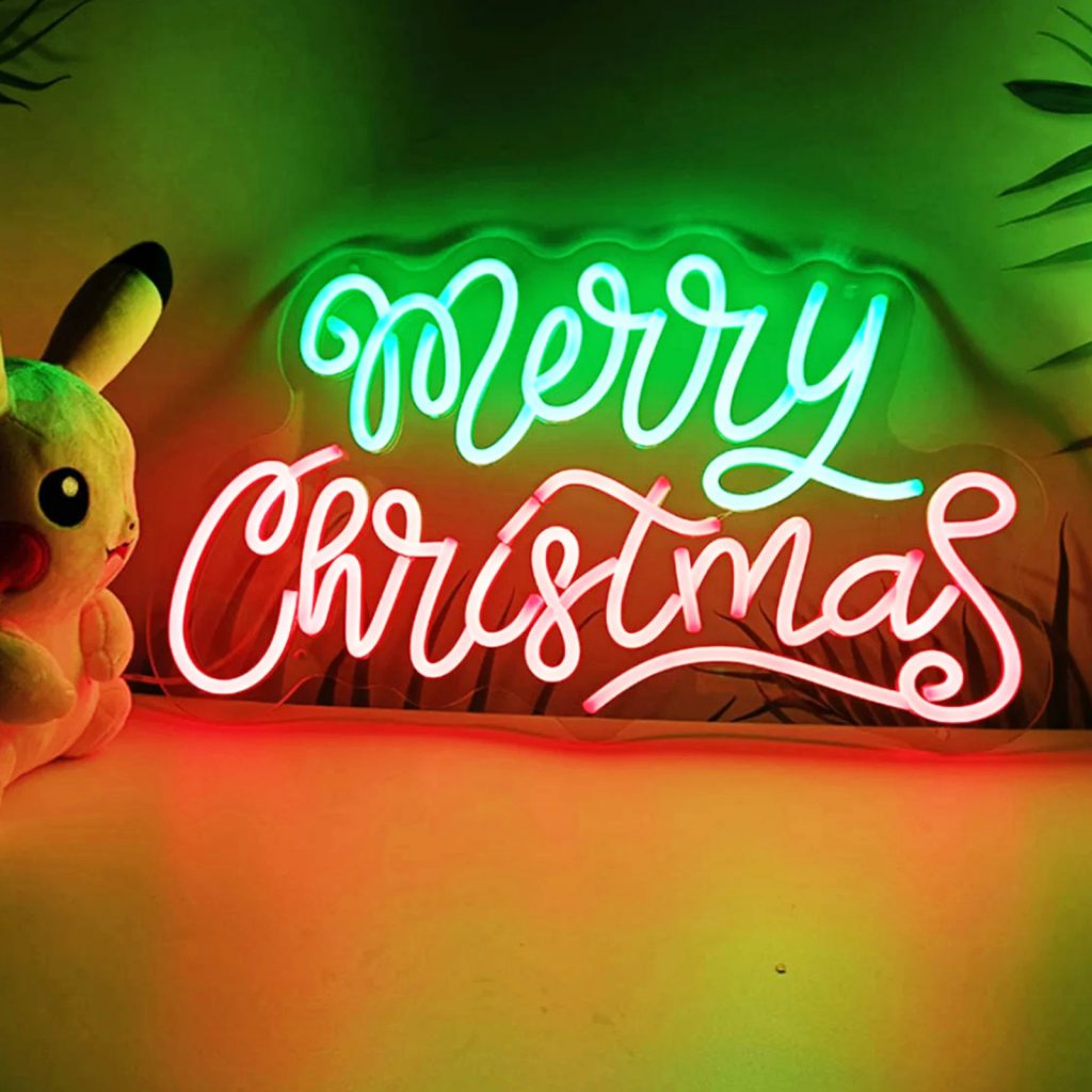 Neon Merry Christmas Sign | Liuyang Lamps