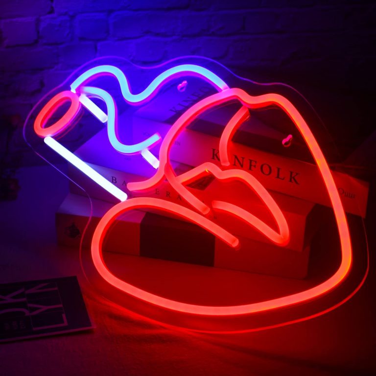 Smoking Lips Neon Sign New Style | Liuyang Lamps