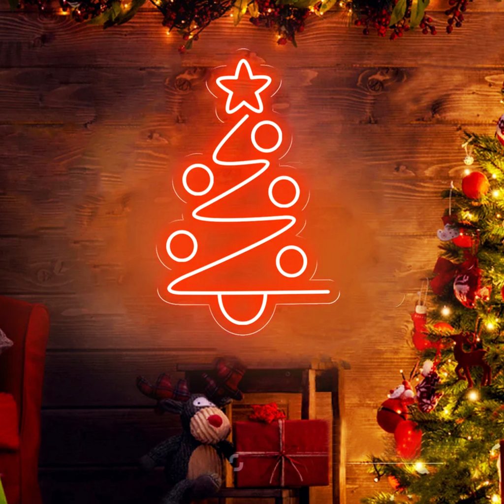 Christmas Tree Star Neon Sign | Liuyang Lamps