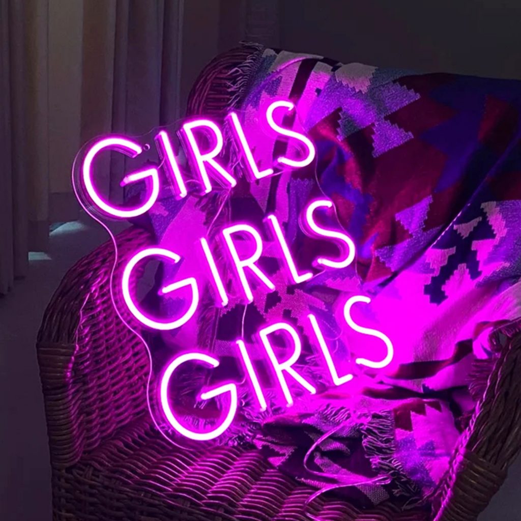 Girls Girls Girls Handmade LED Neon Sign | Liuyang Lamps