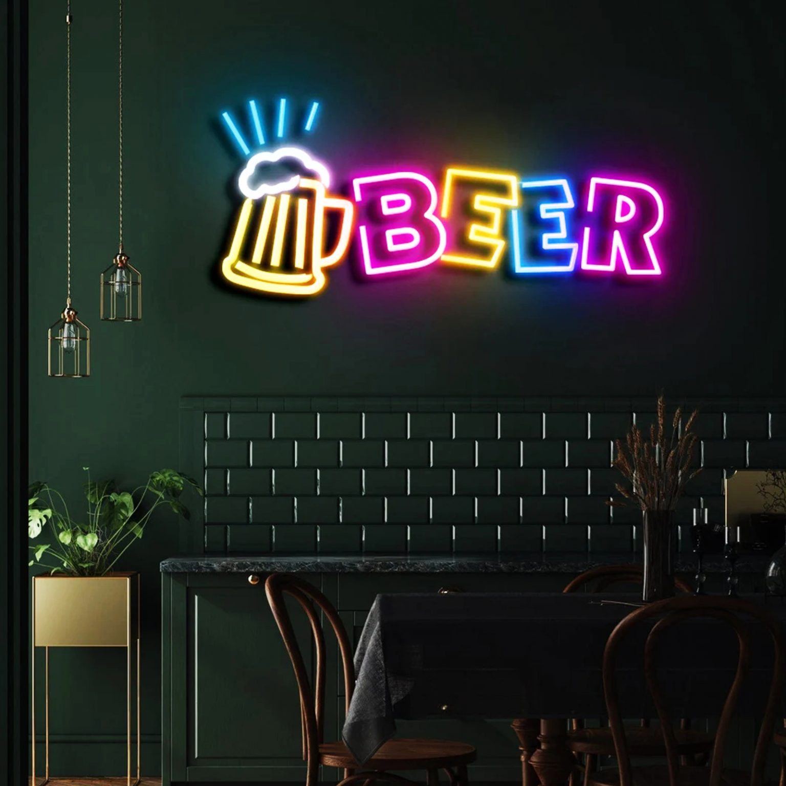 Beer Cup Neon Sign Liuyang Lamps