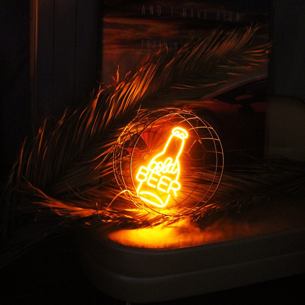 Cold Beer Bottle Neon Sign | Liuyang Lamps