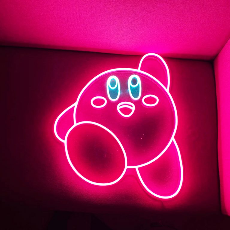 Cute Kirby LED Neon Sign | Liuyang Lamps