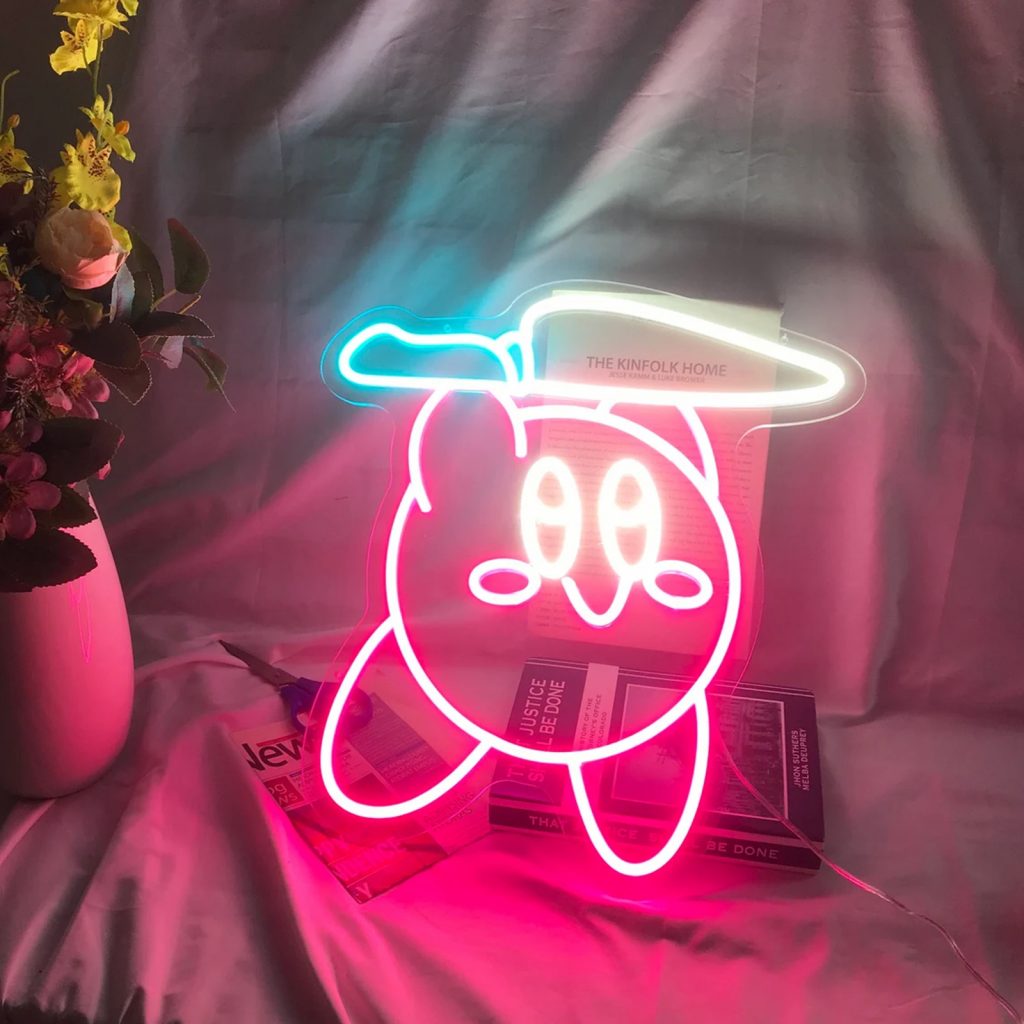 Kirby Knife Anime Neon Sign | Liuyang Lamps