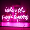 Pink Word Neon Sign | Liuyang Lamps