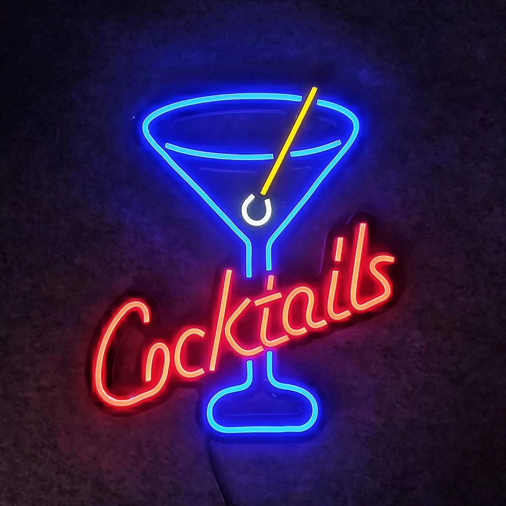 Cocktails Cup LED Neon Light | Liuyang Lamps