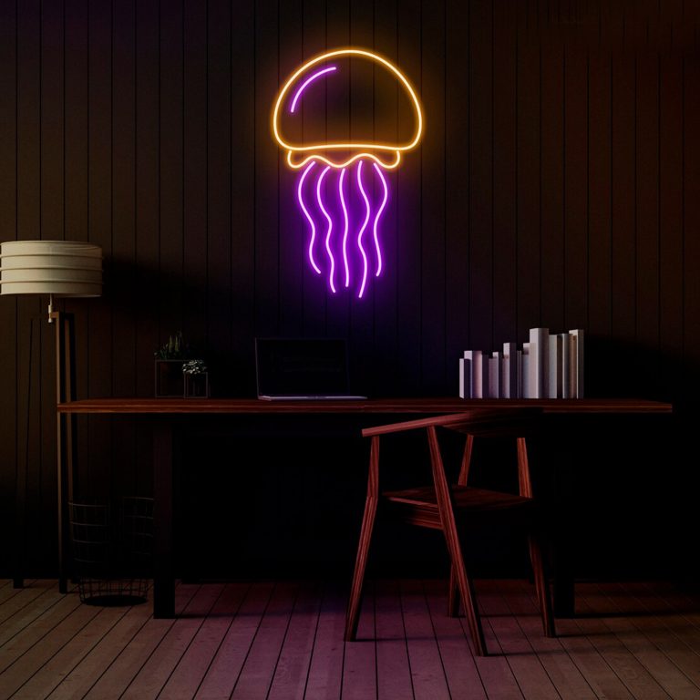 Jellyfish Funny Bedroom Neon Sign | Liuyang Lamps