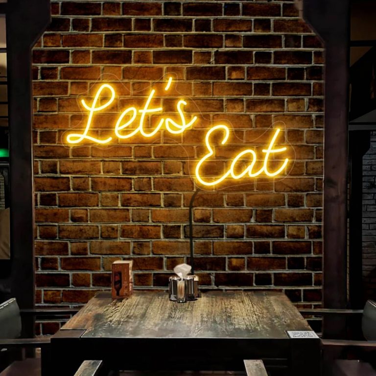 Let's Eat Led Neon Sign | Liuyang Lamps