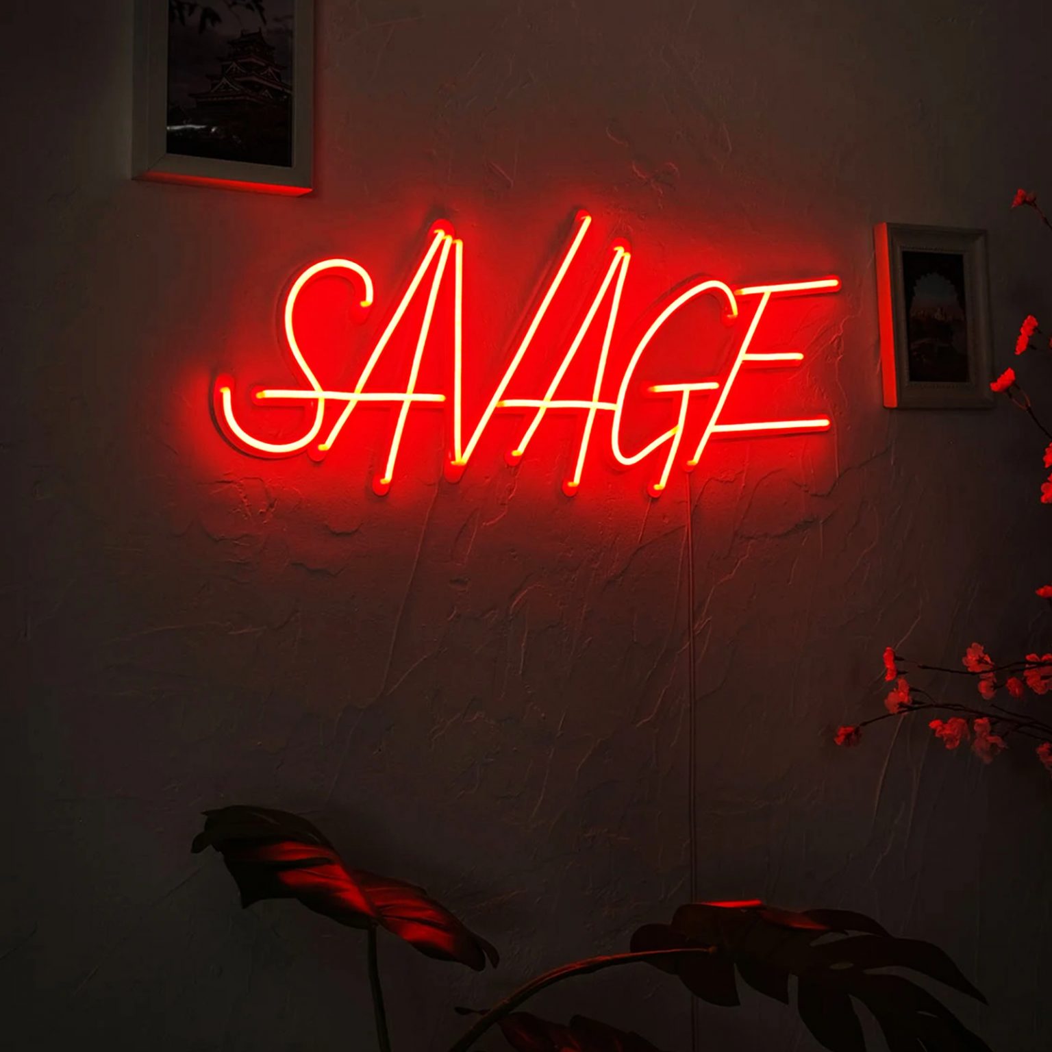 Savage Aesthetic Neon Sign | Liuyang Lamps