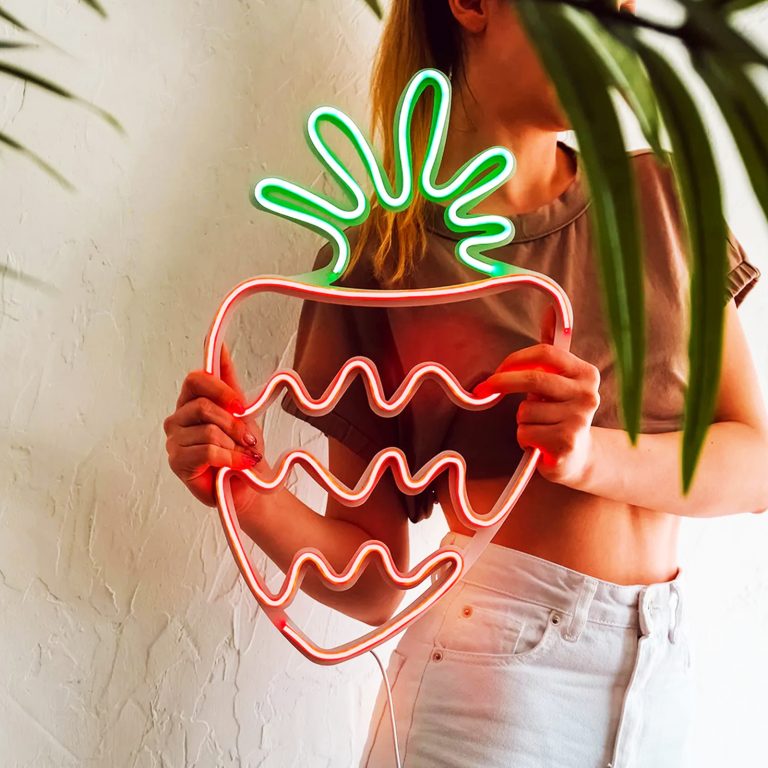 Strawberry Neon Sign Liuyang Lamps