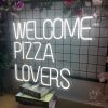 Welcome Pizza Lovers Neon Sign | Liuyang Lamps