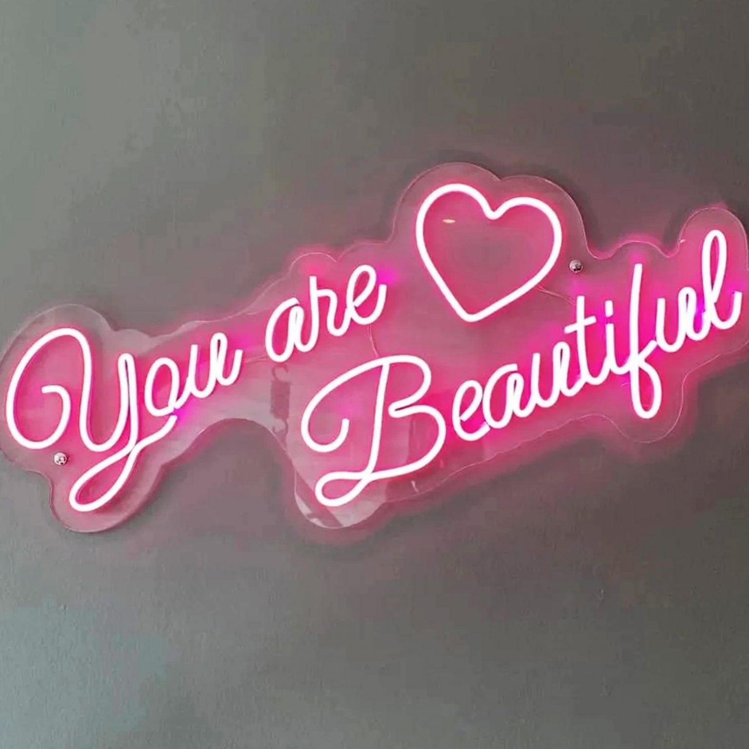 You Are Beautiful Neon Sign | Liuyang Lamps