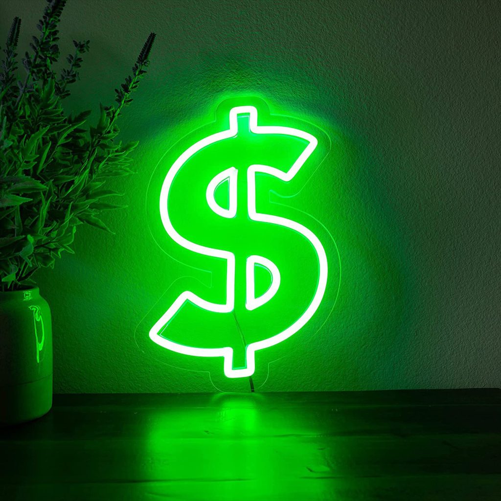 Dollar Neon Sign | Liuyang Lamps