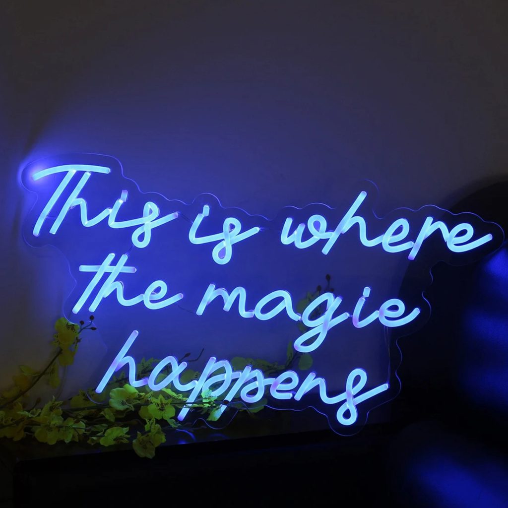 This is where the magic happens neon sign | Liuyang Lamps